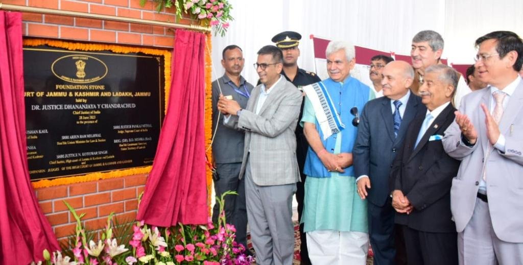 Chief Justice of India lays foundation stone for New High Court complex ...